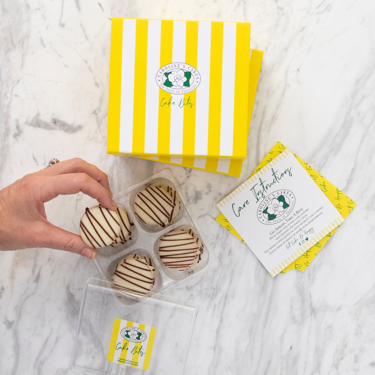 Caramel Cake Bites | Shop Caroline's Cakes Now